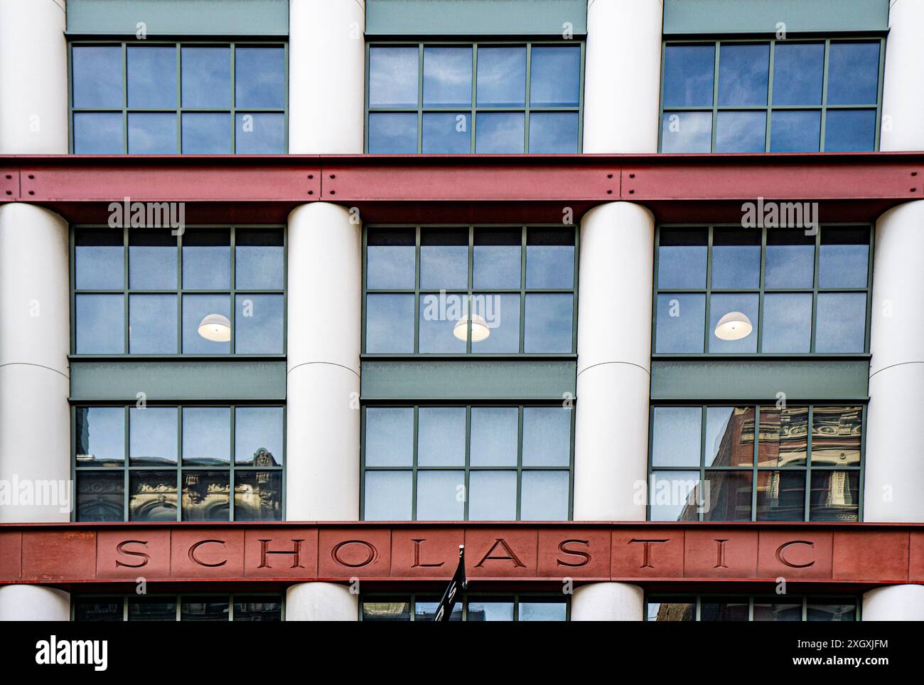 Scholastic Building, Broadway, Soho, New York City, New York, USA Stock ...
