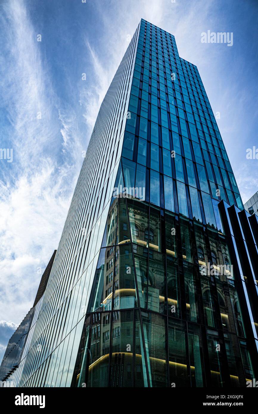 John A. Paulson Center, New York University, low angle view, Greenwich ...