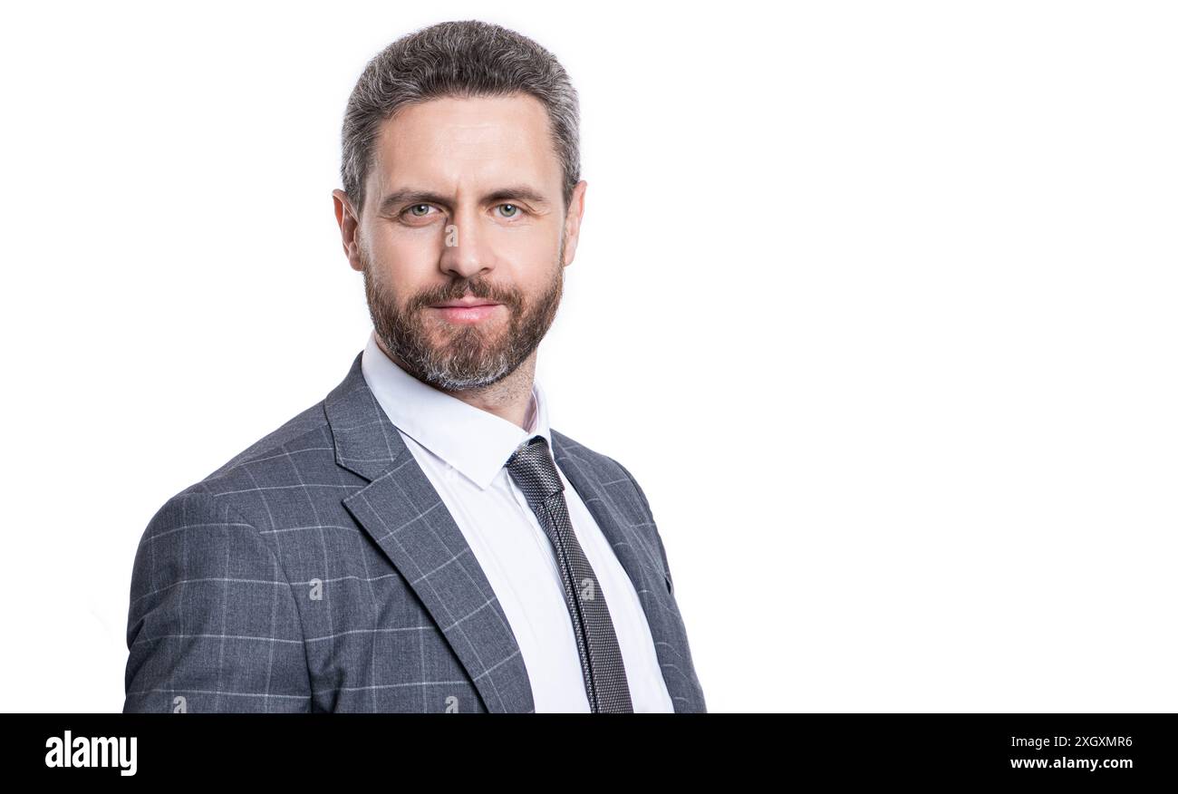 Success of entrepreneur. Office manager. Businessman isolated on white ...