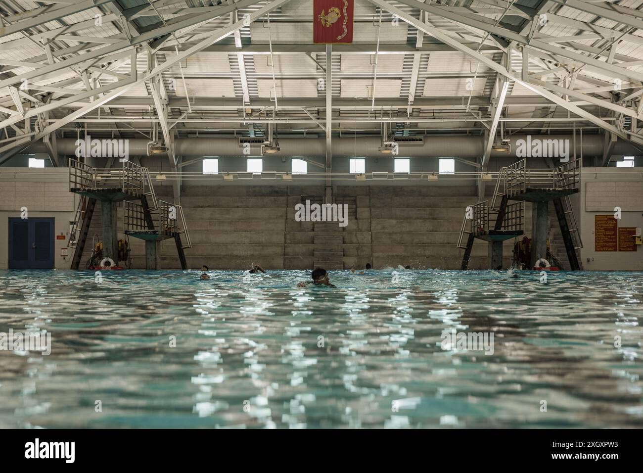 U.S. Marines with Headquarters and Service Battalion, Marine Corps ...