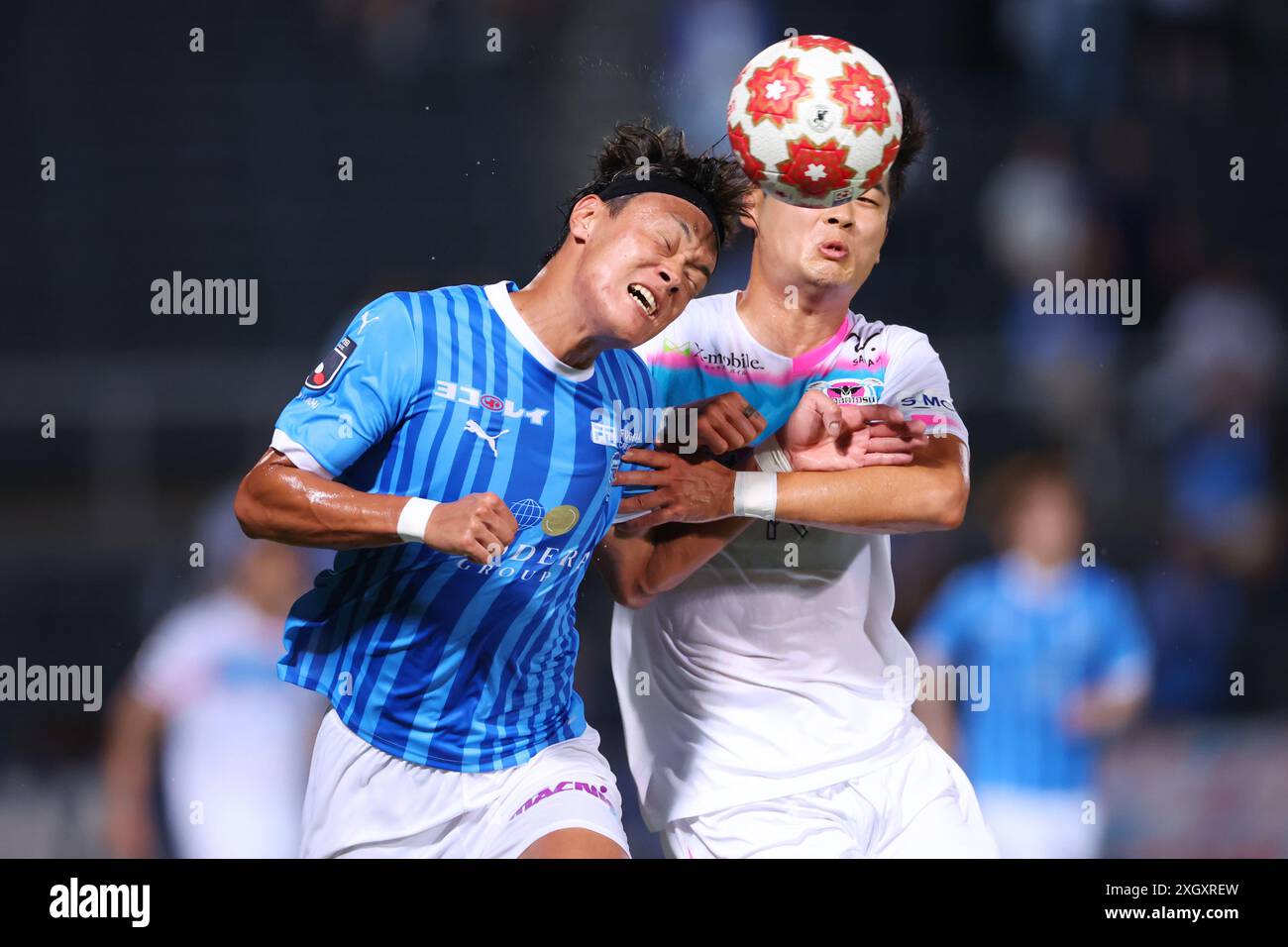 NHK Spring Mitsuzawa Football Stadium, Kanagawa, Japan. 10th July, 2024. (L to R) Toshiki ...