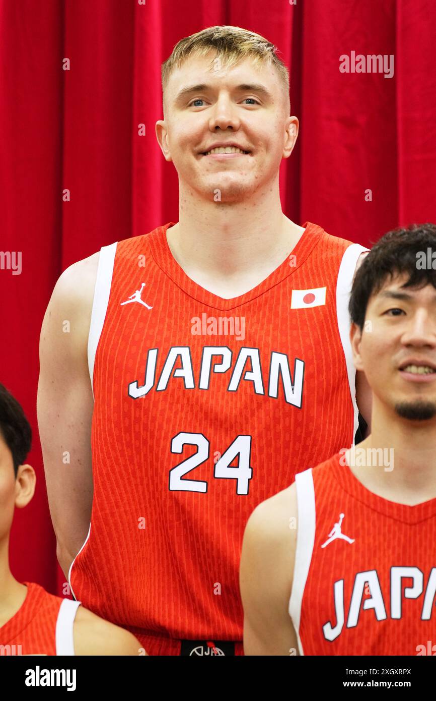 Tokyo, Japan. 10th July, 2024. Josh Hawkinson (JPN) Basketball : Mens ...