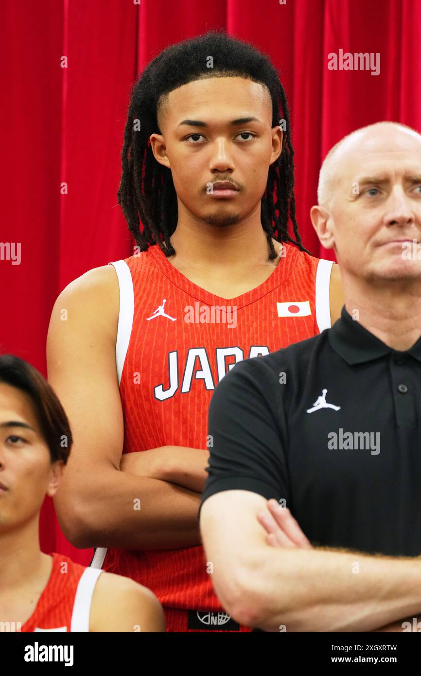 Tokyo, Japan. 10th July, 2024. Akira Jacobs (JPN) Basketball : Mens ...