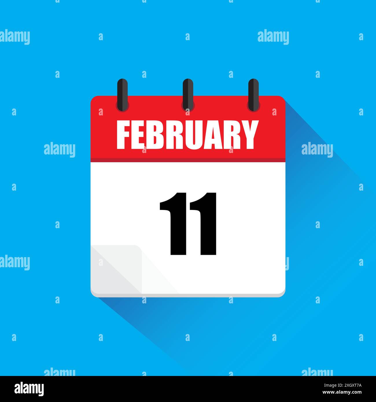 11 february icon hi-res stock photography and images - Alamy