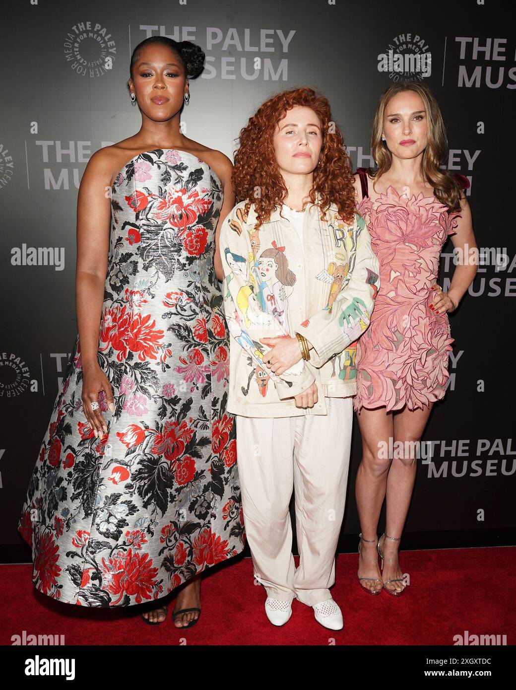 Ny. 10th July, 2024. Moses Ingram, Alma Har'el, Natalie Portman at ...