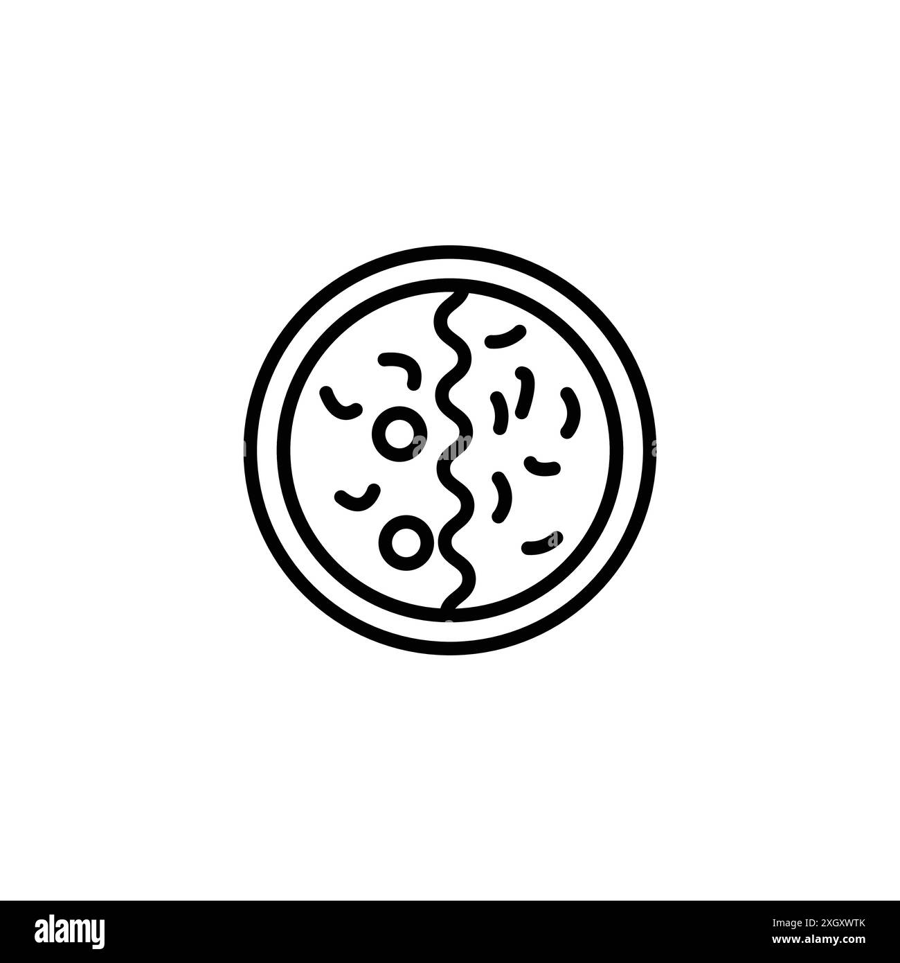 Kare raisu icon logo sign vector outline in black and white color Stock Vector Image & Art - Alamy
