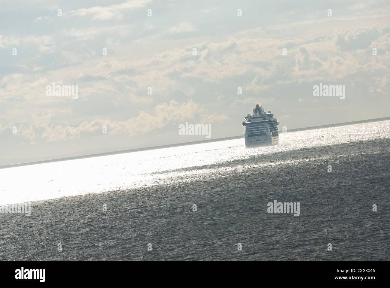 Cruise ship - Gulf of Alaska, Alaska, USA Stock Photo - Alamy