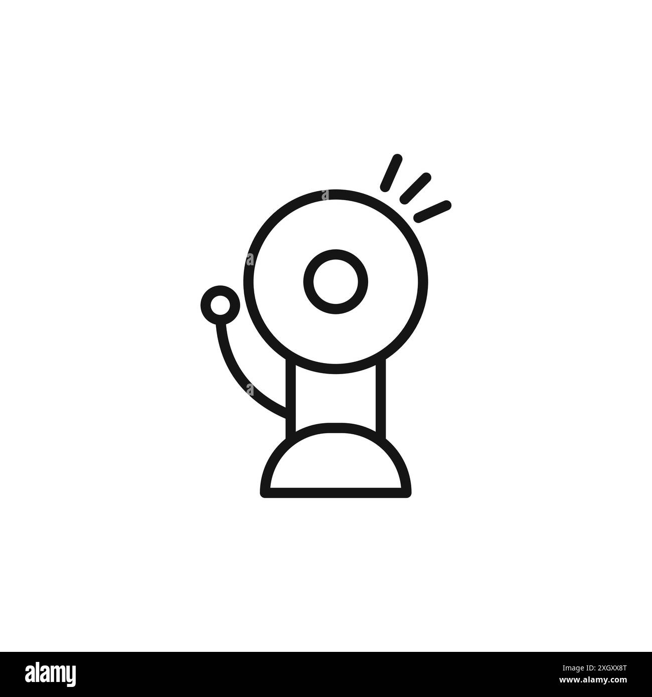 School icon in solid Cut Out Stock Images & Pictures - Alamy