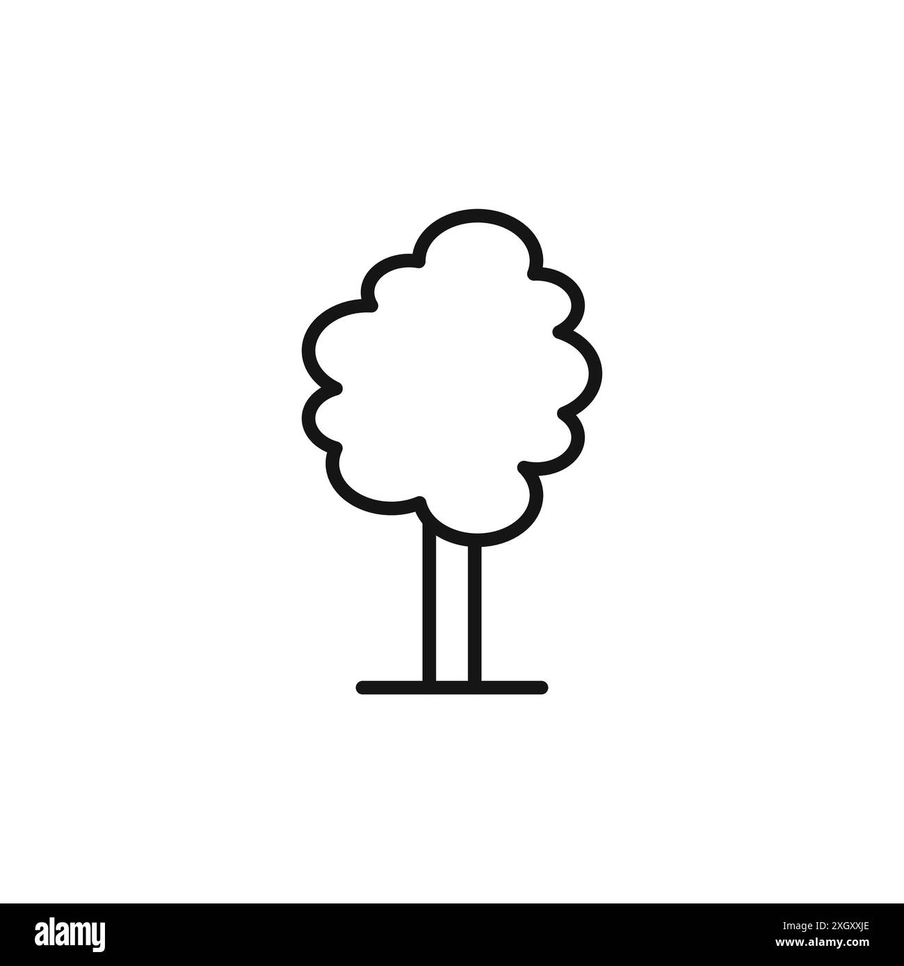 Oak tree logo outline hi-res stock photography and images - Alamy