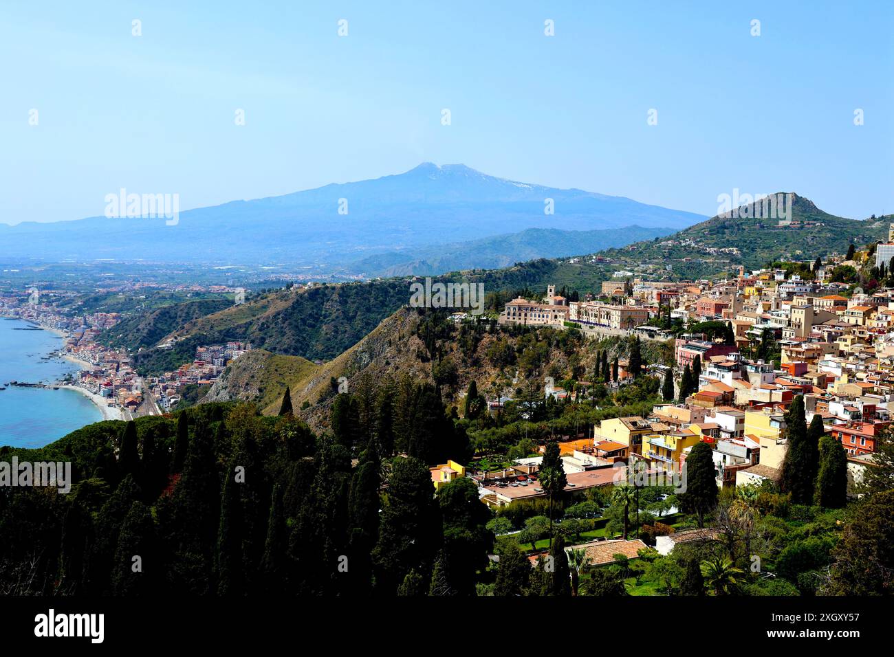 Taormina sicily from ancient hi-res stock photography and images - Alamy