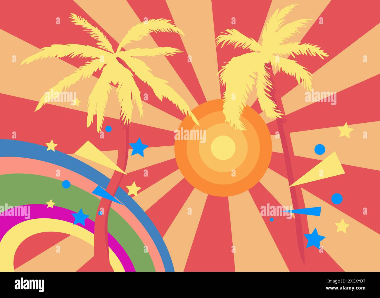 coconut tree trunk template