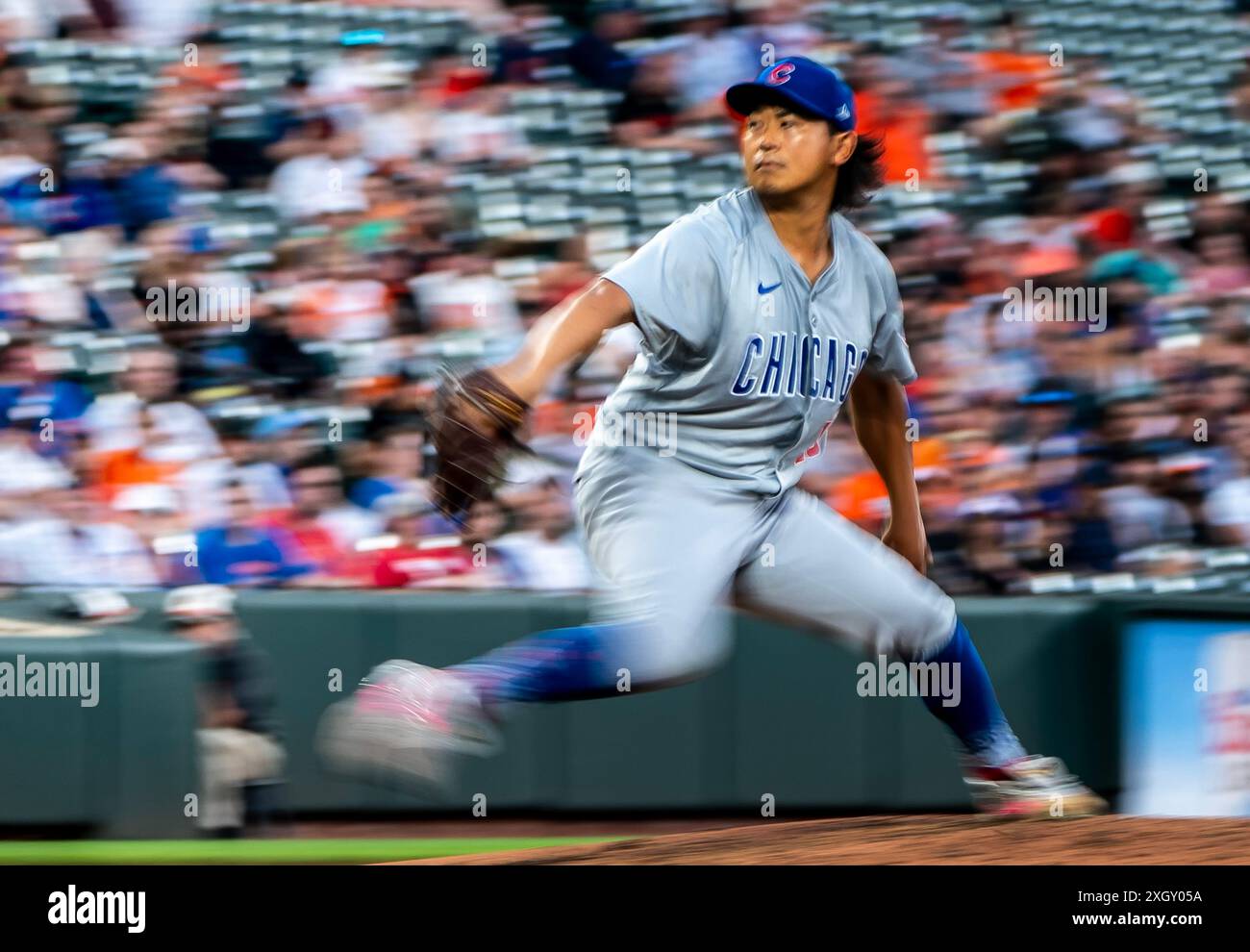 Baltimore, USA. 10th July, 2024. BALTIMORE, MD - JULY 10: Chicago Cubs ...