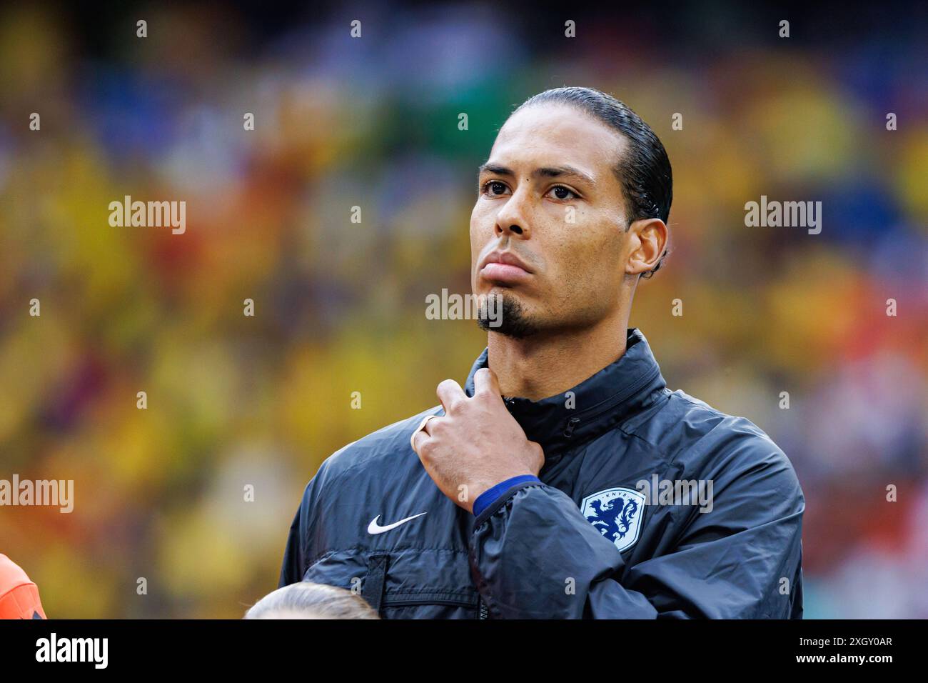 Munich, Germany. 02nd July, 2024. Virgil Van Dijk (Netherlands) seen ...