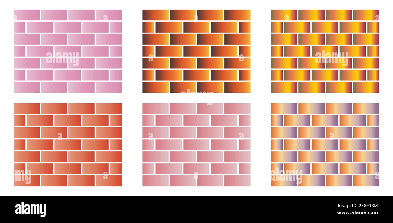 Brick wall seamless of brick laying pattern flat art style Stock Vector ...