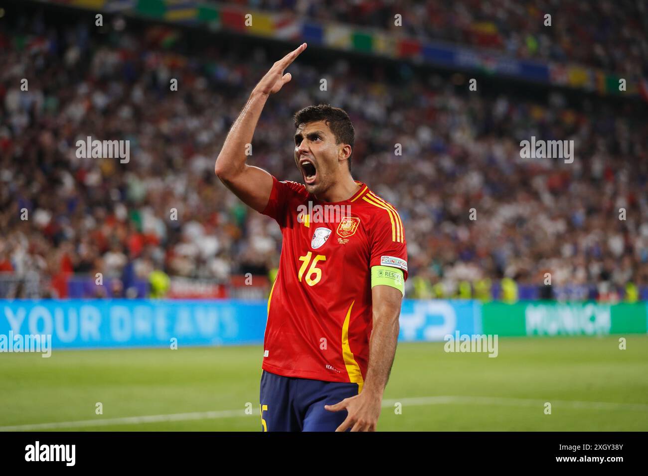 Munich, Germany. 9th July, 2024. Rodri (ESP) Football/Soccer : Rodri ...