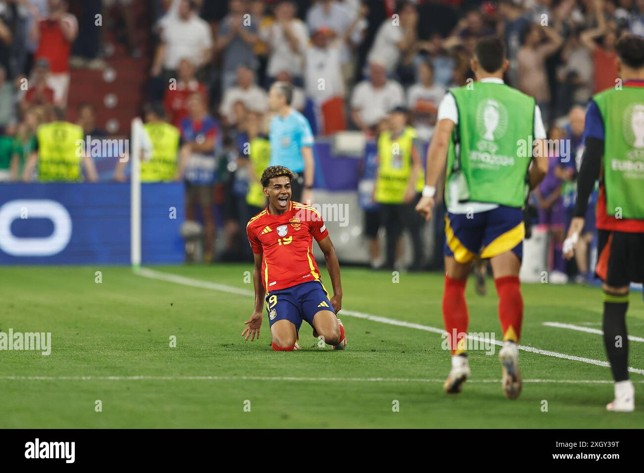 Munich, Germany. 9th July, 2024. Lamine Yamal (ESP) Football/Soccer ...