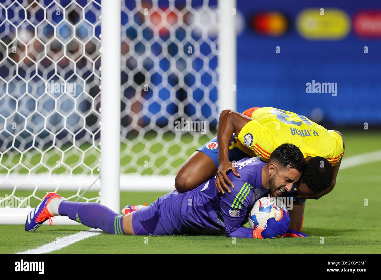 Charlotte, North Carolina, USA. 10th July, 2024. Colombia defender ...