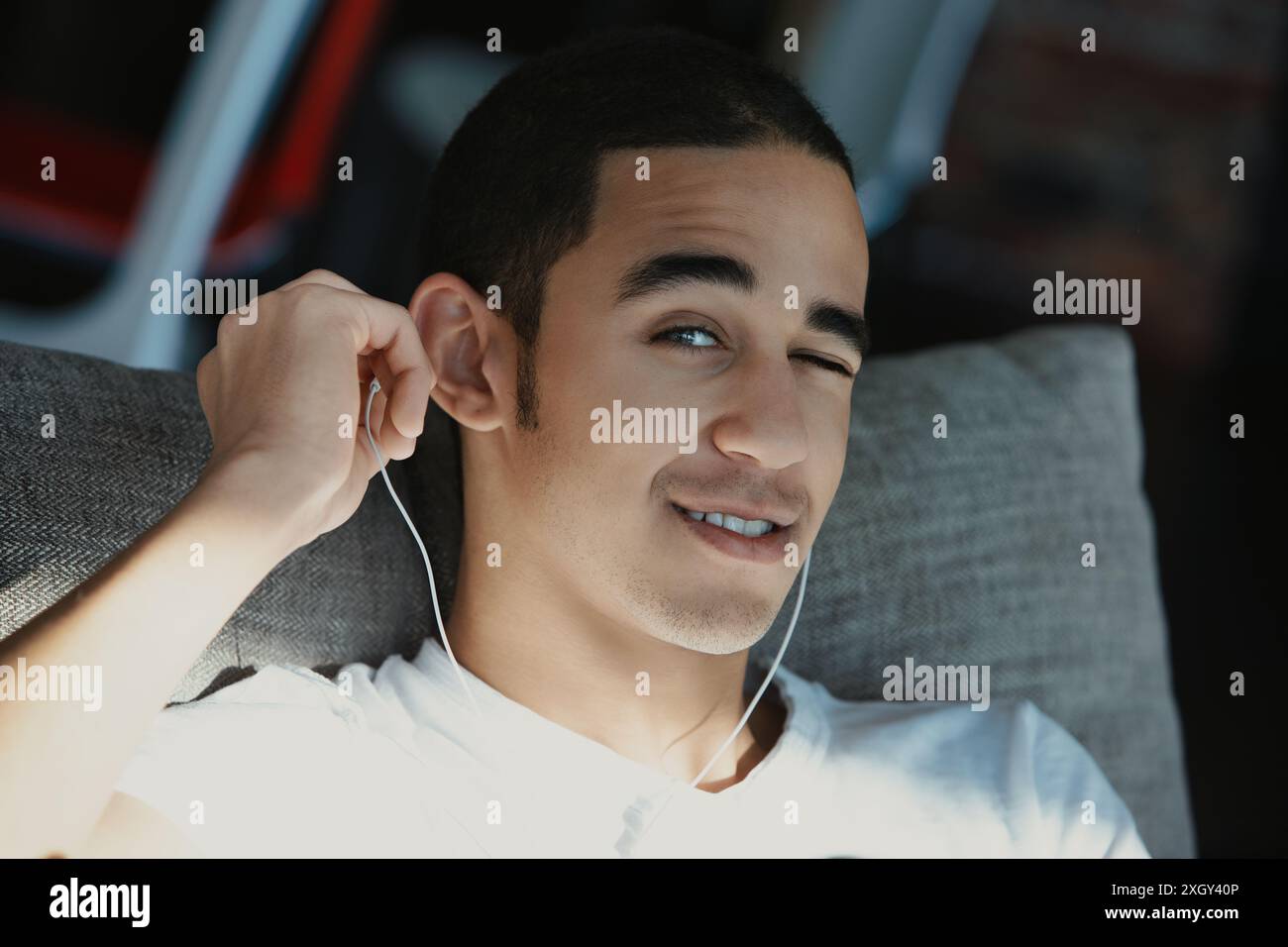 Focused expression highlights attention hi-res stock photography and ...