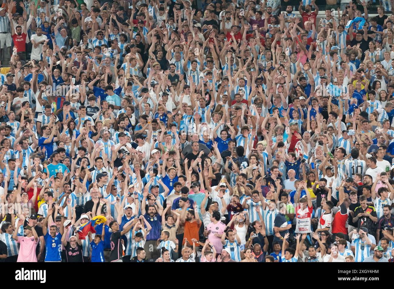 Fans attend Conmebol Copa America 2024 semifinal match between ...