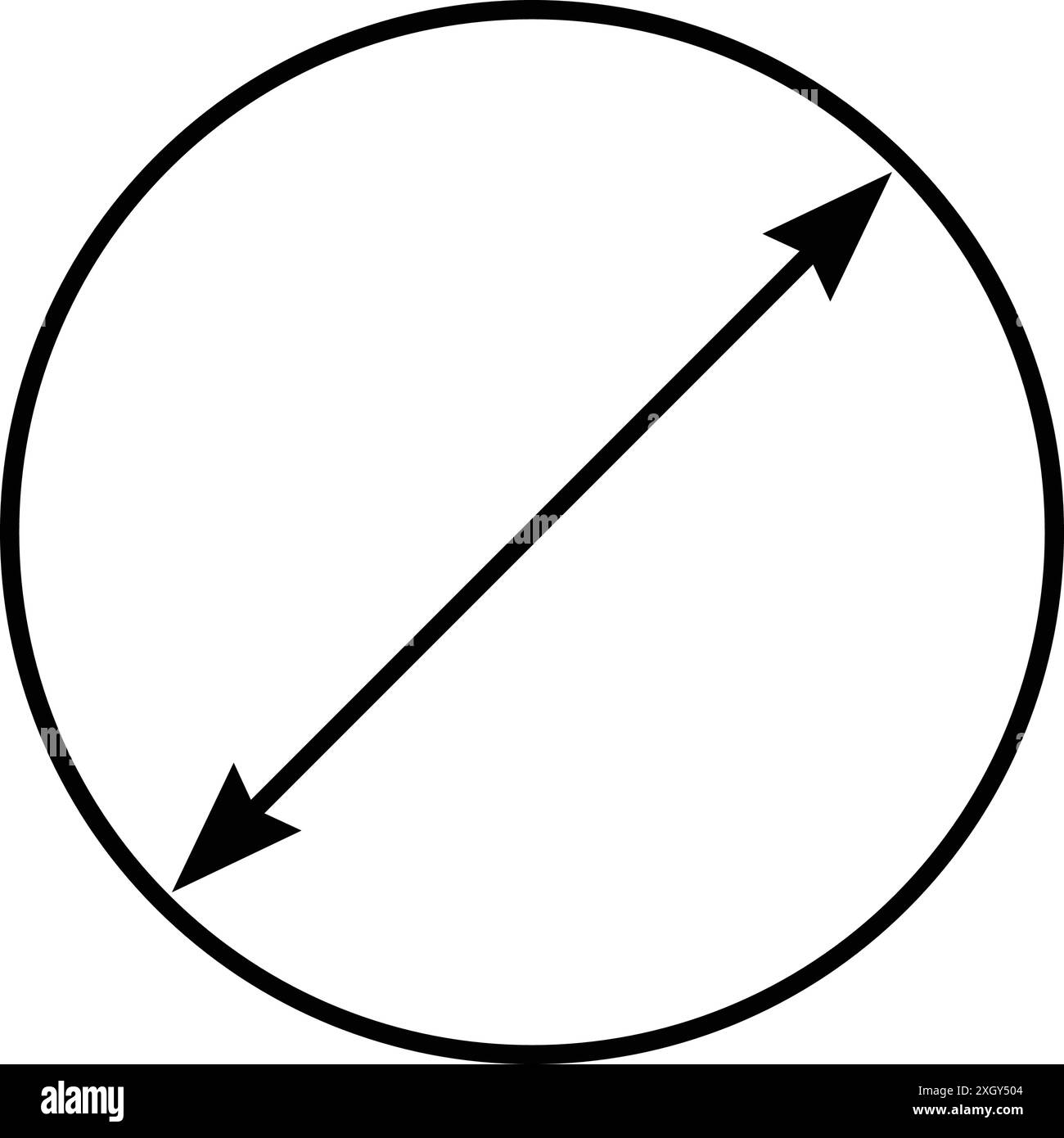 diameter symbol icon illustration design Stock Vector Image & Art - Alamy