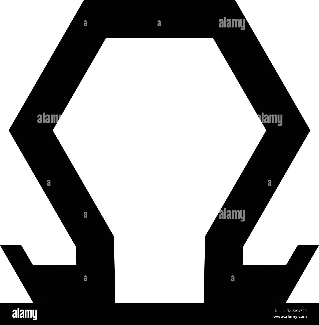 Ancient and alpha omega and symbol Black and White Stock Photos ...