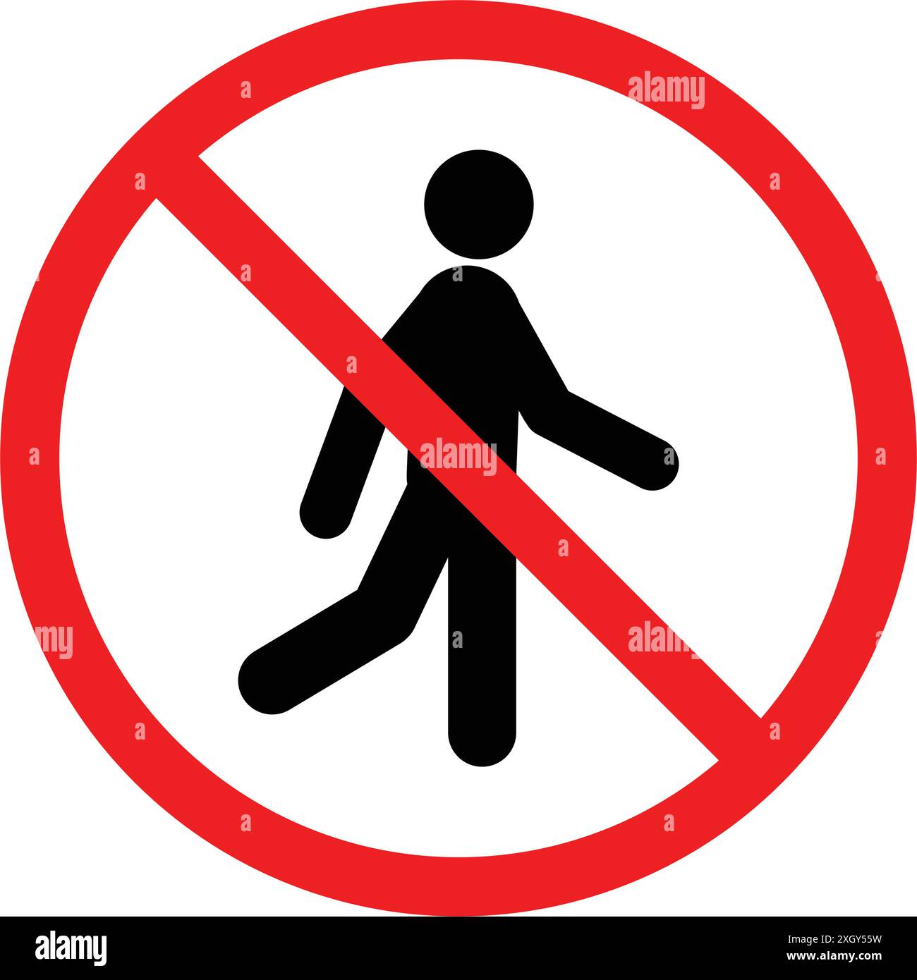 Pedestrian Sign Isolated illustration design icon Stock Vector Image ...