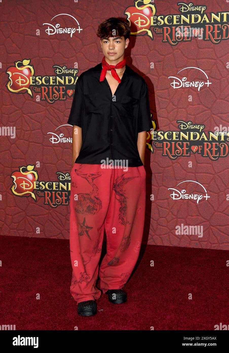 Burbank, USA. 10th July, 2024. Malachi Barton arriving to Disney's ...