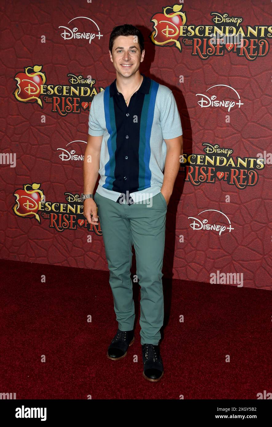 Burbank, USA. 10th July, 2024. David Henrie arriving to Disney's ...