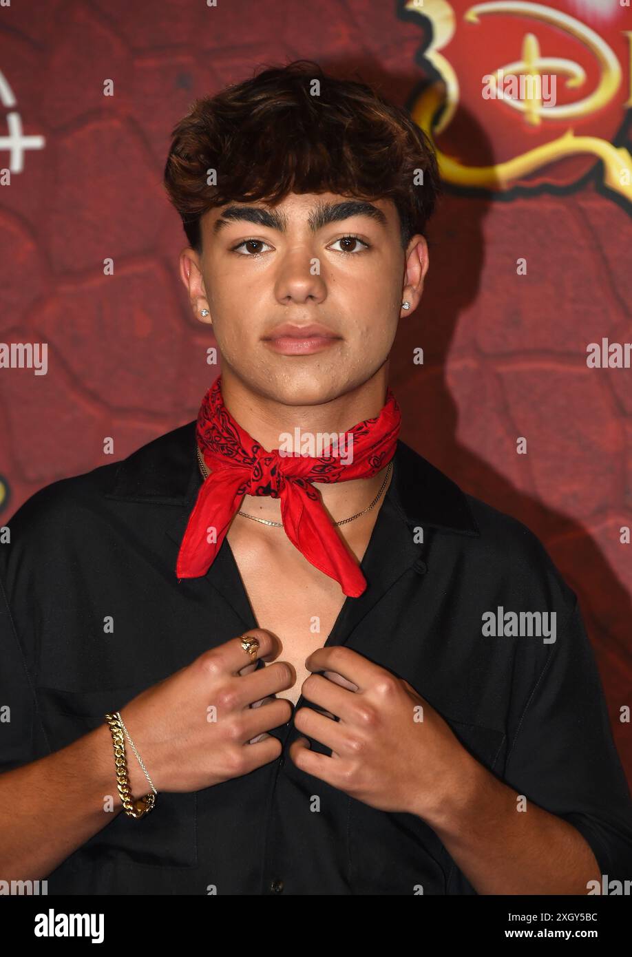 Burbank, USA. 10th July, 2024. Malachi Barton arriving to Disney's ...
