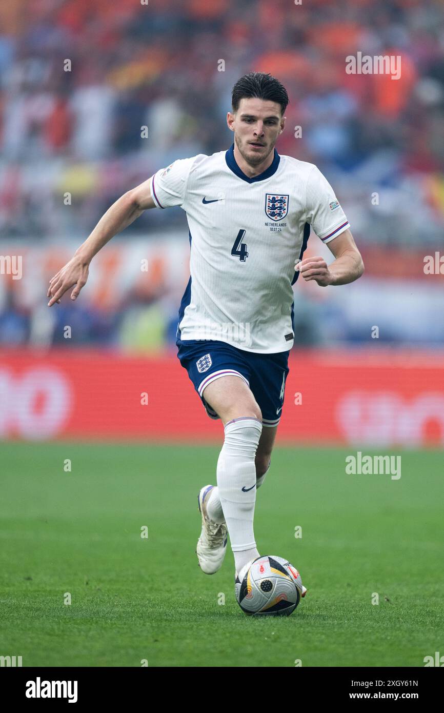Declan Rice (England, #04) am Ball, GER, Netherlands (NED) vs England ...