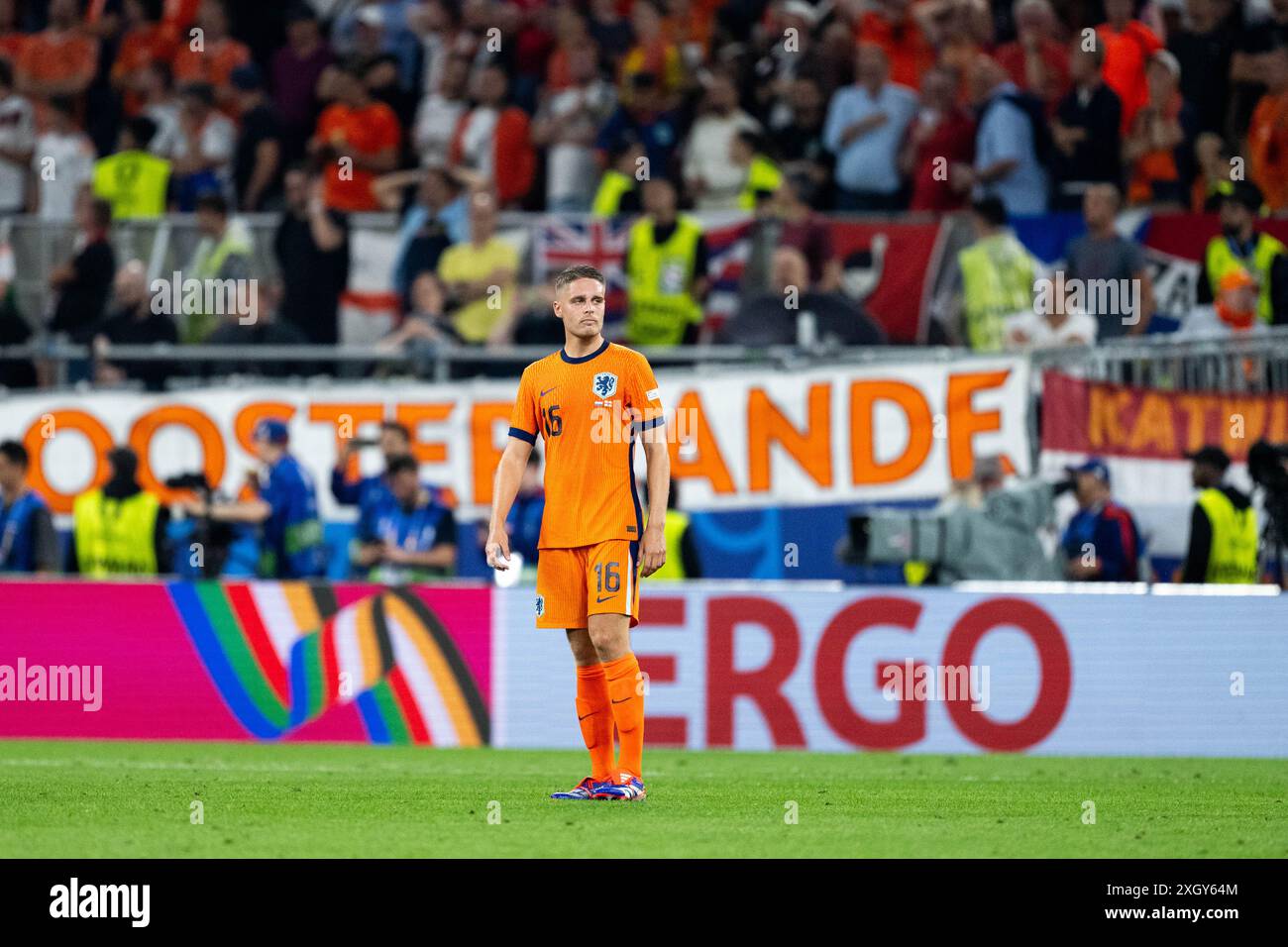 Joey Veerman (Niederlande, #16) aergert sich ueber das Tor zum 1:2, GER, Netherlands (NED) vs ...