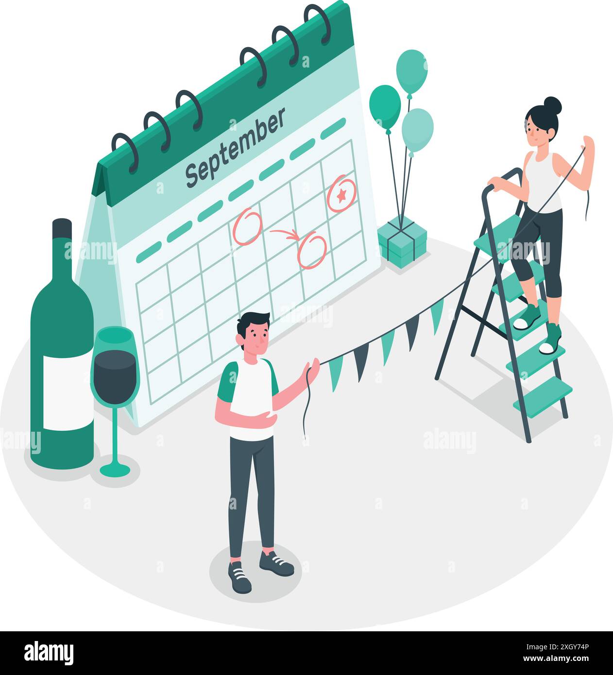 Events, People planning concept. Entrepreneurship and calendar schedule ...