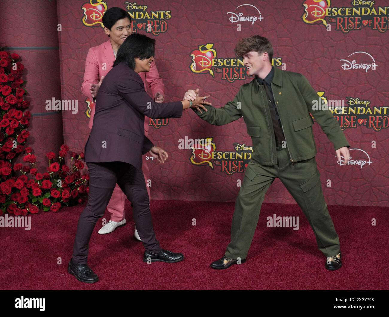 Los Angeles, USA. 10th July, 2024. (L-R) Tristan Padil, Paolo Montalbán ...