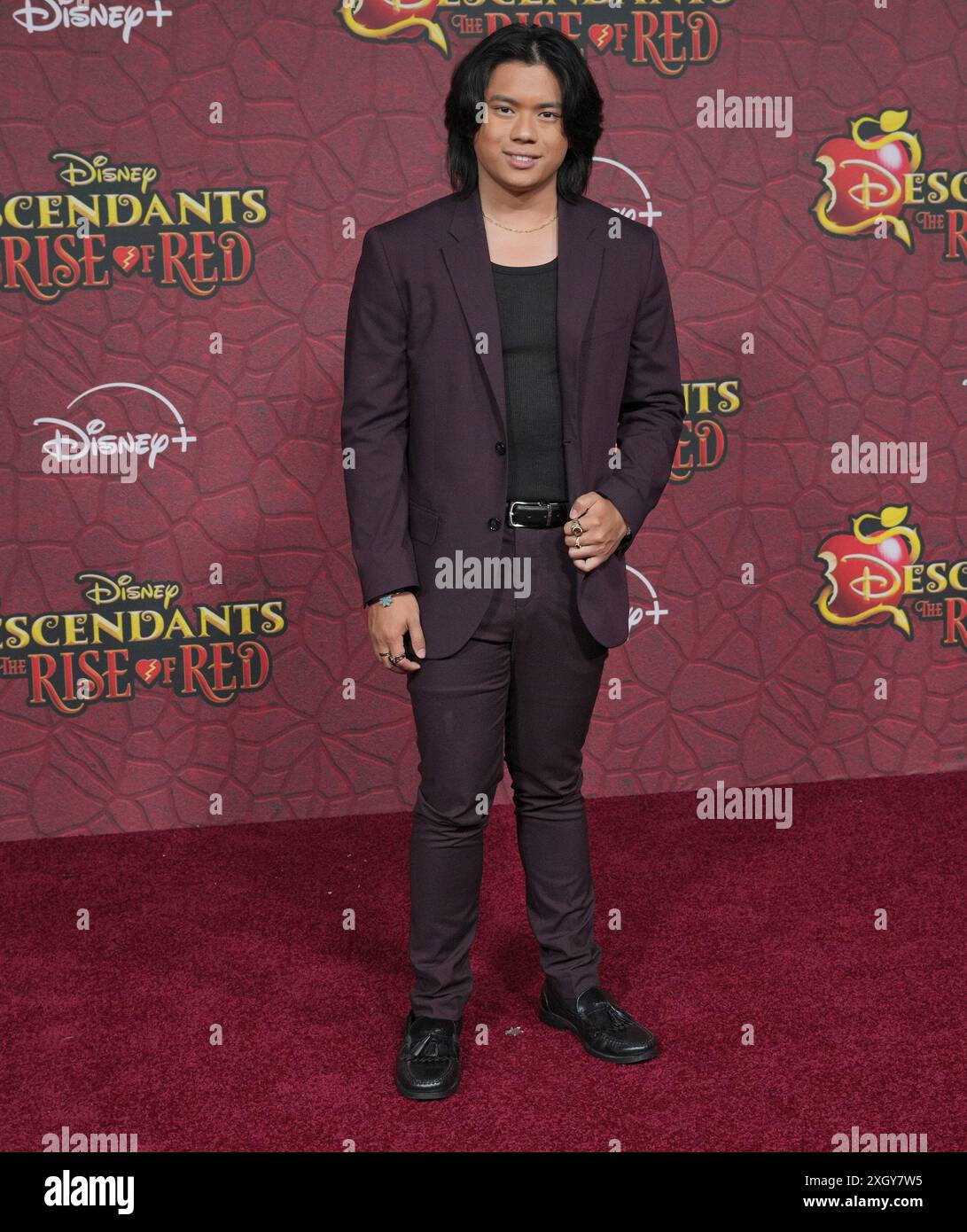 Los Angeles, USA. 10th July, 2024. Tristan Padil arrives at the Disney ...