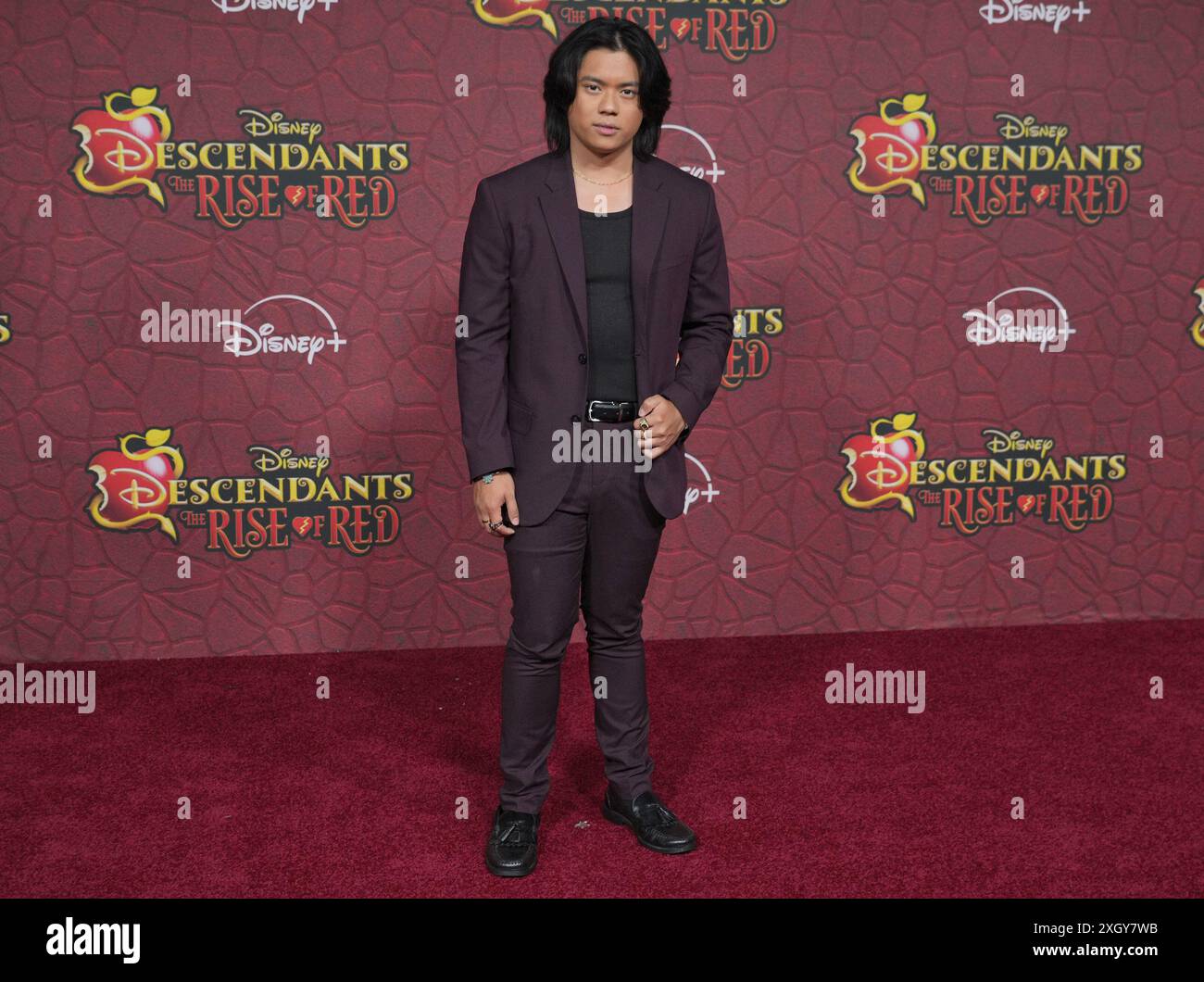 Los Angeles, USA. 10th July, 2024. Tristan Padil arrives at the Disney ...