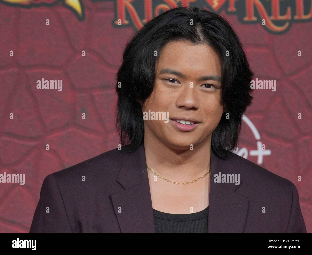 Los Angeles, USA. 10th July, 2024. Tristan Padil arrives at the Disney ...