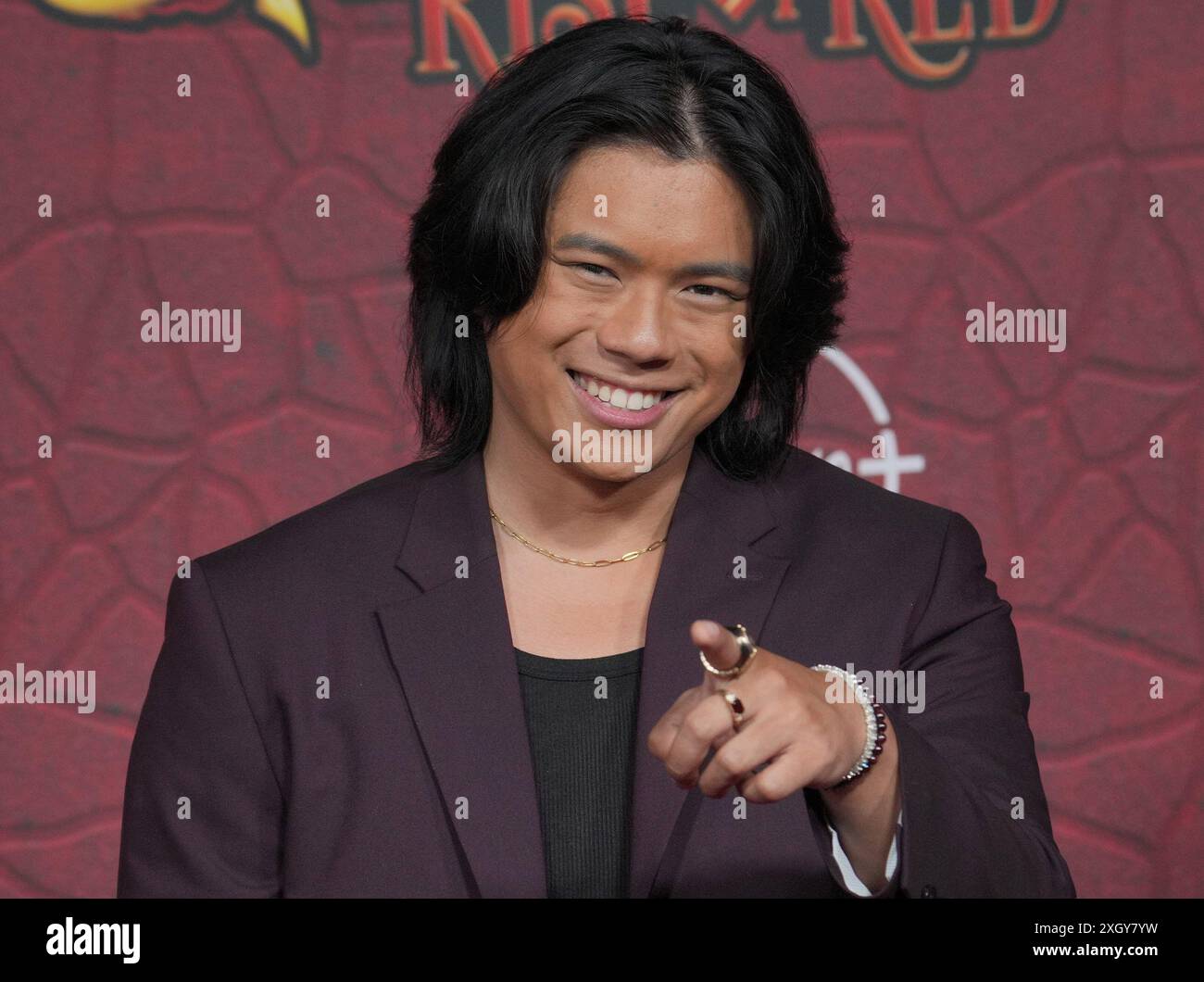 Los Angeles, USA. 10th July, 2024. Tristan Padil arrives at the Disney ...