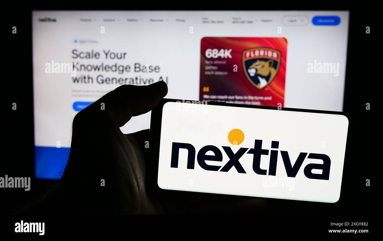 Nextiva logo hi-res stock photography and images - Alamy