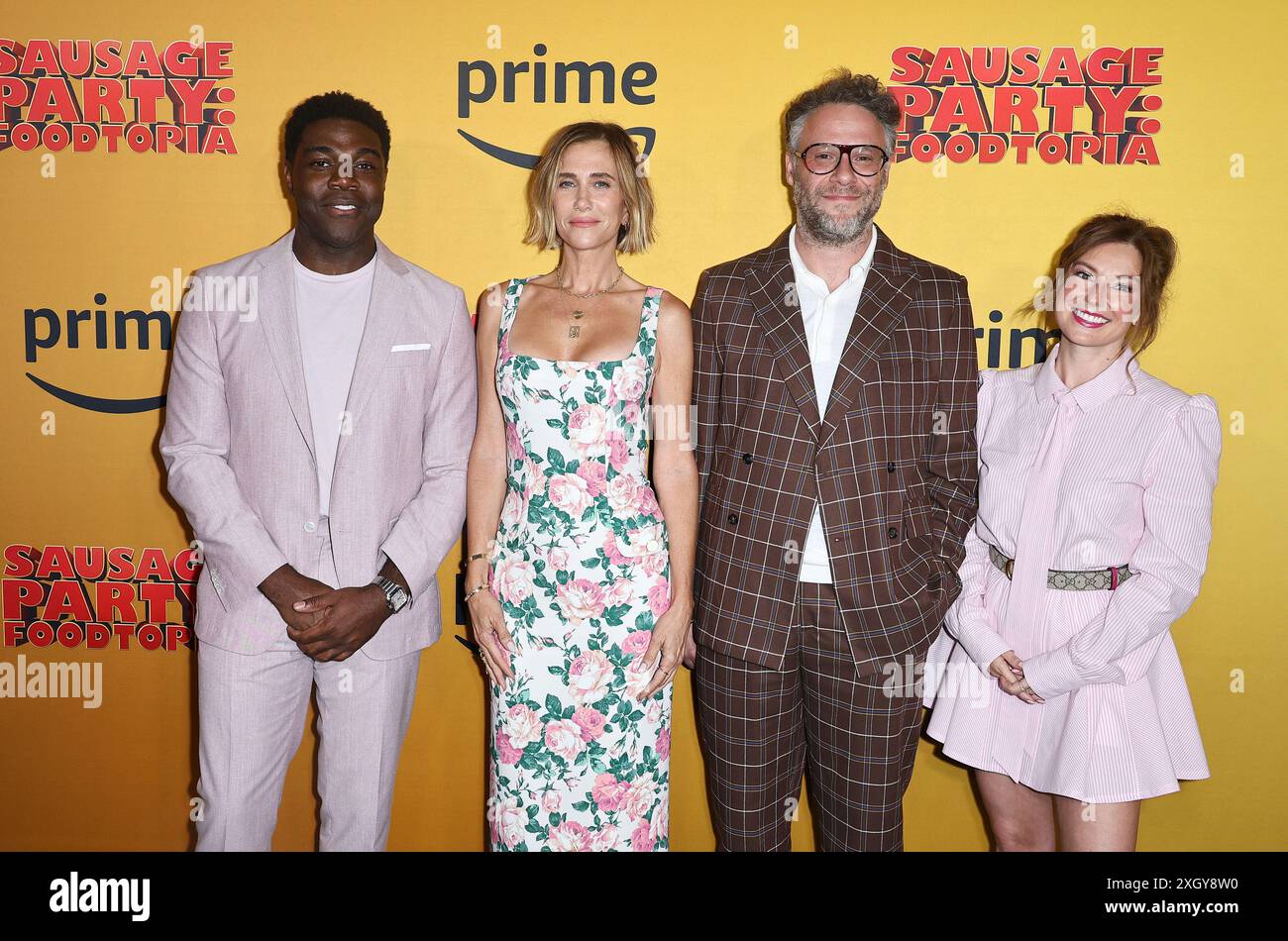 Hollywood, USA. 10th July, 2024. Sam Richardson, Kristen Wiig, Seth ...