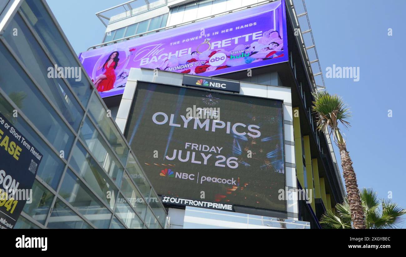 Los Angeles, California, USA 10th July 2024 The Bachelorette Billboard ...