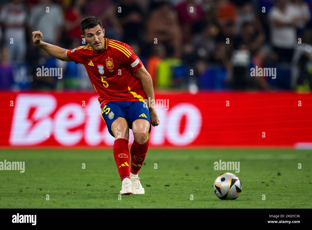 Munich, Germany. 9 July 2024. Daniel Vivian of Spain in action during ...