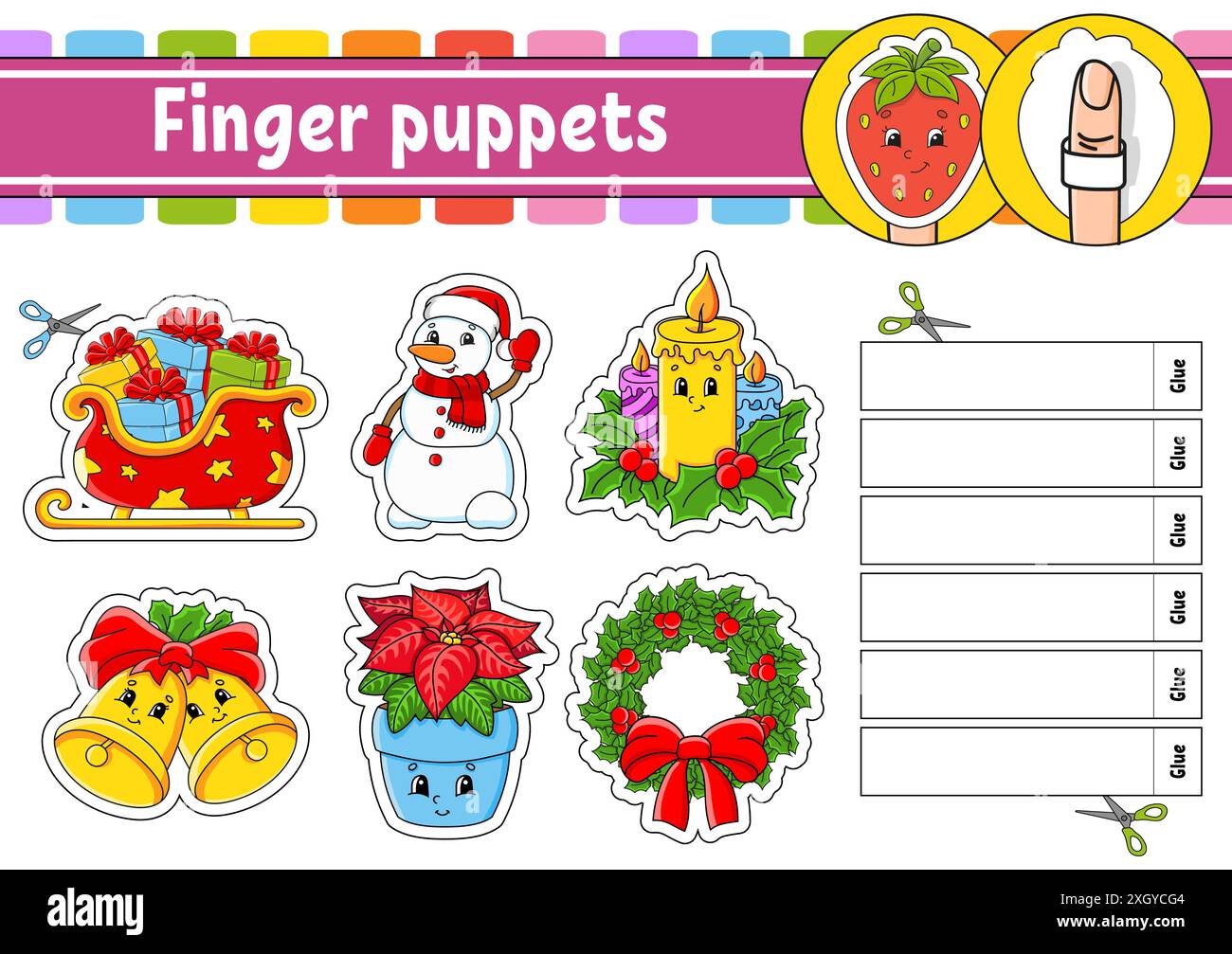 Children create their characters Cut Out Stock Images & Pictures - Alamy