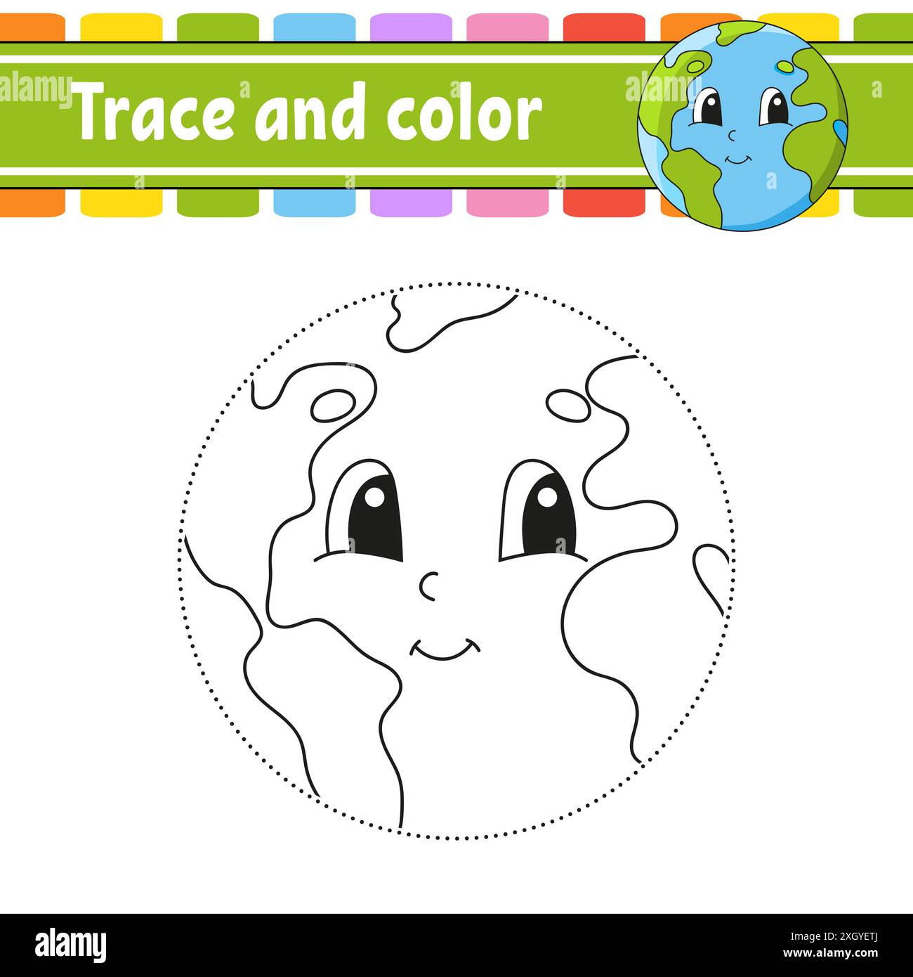 Kids draw globe Cut Out Stock Images & Pictures - Alamy