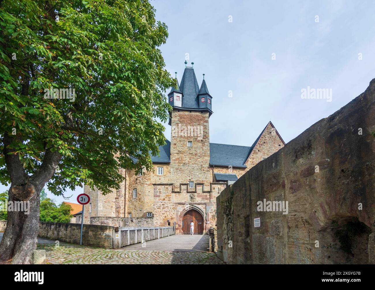 Schloss Spangenberg Castle Spangenberg Nordhessen Hessen, Hesse Germany ...