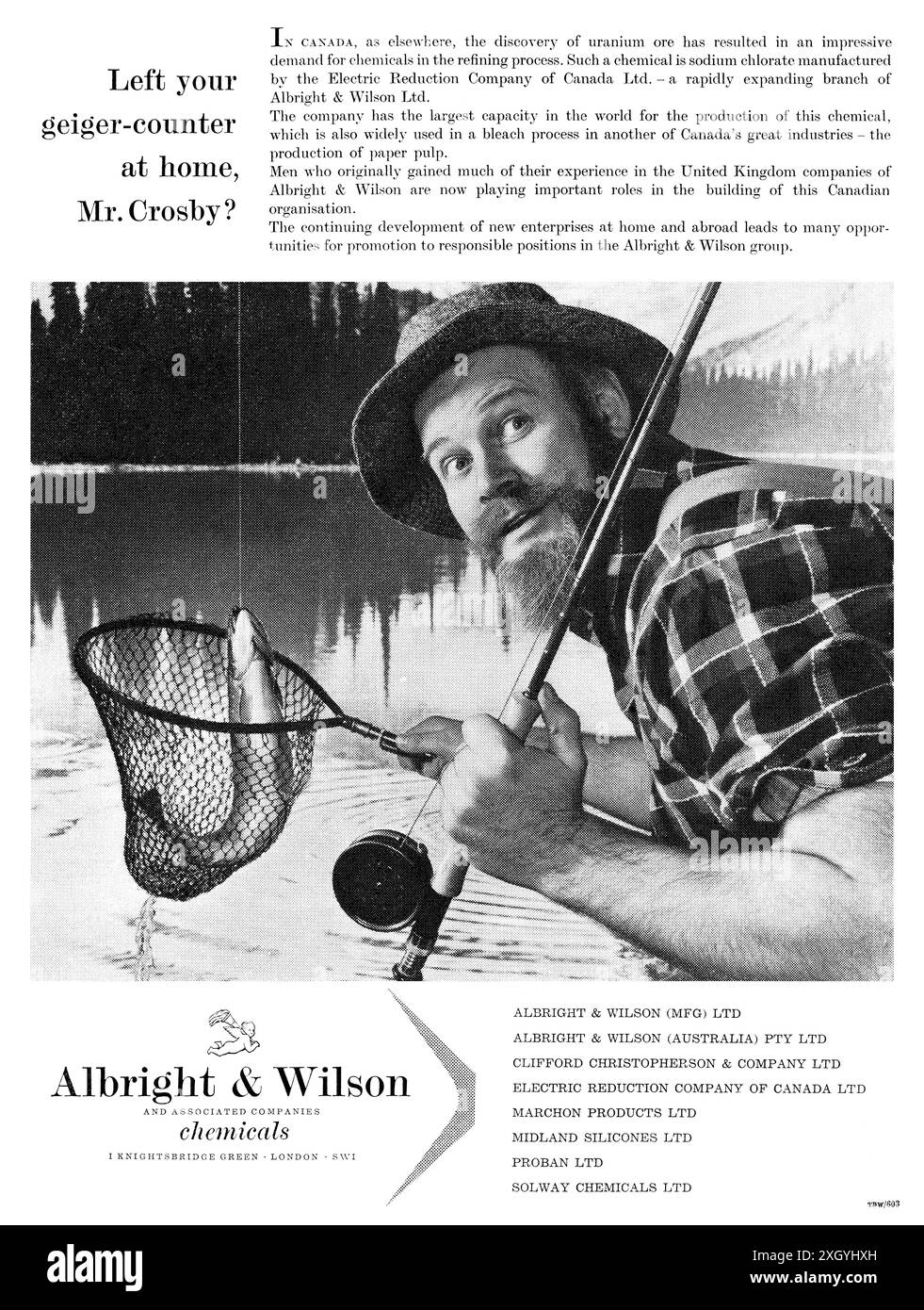 1950s chemical Black and White Stock Photos & Images - Alamy