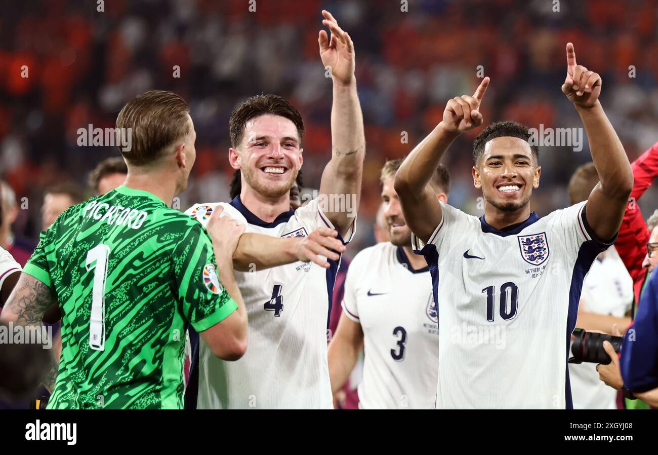 DORTMUND, GERMANY - JULY 10: Jude Bellingham of England , Jordan ...