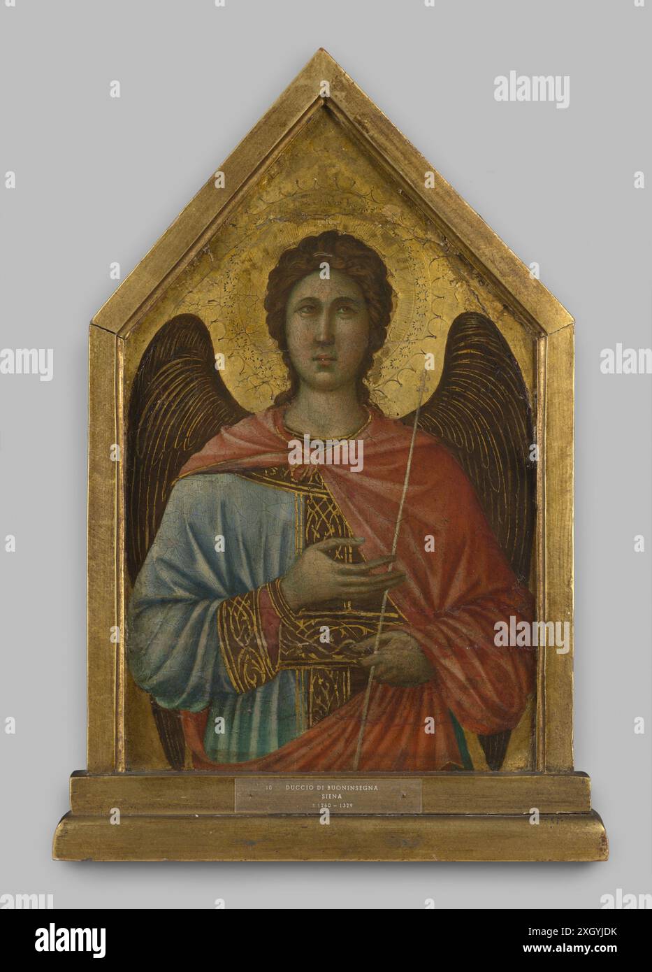 Angel - painting by Duccio di Buoninsegna - Duccio di Buoninsegna 13th century Tempera Stock ...