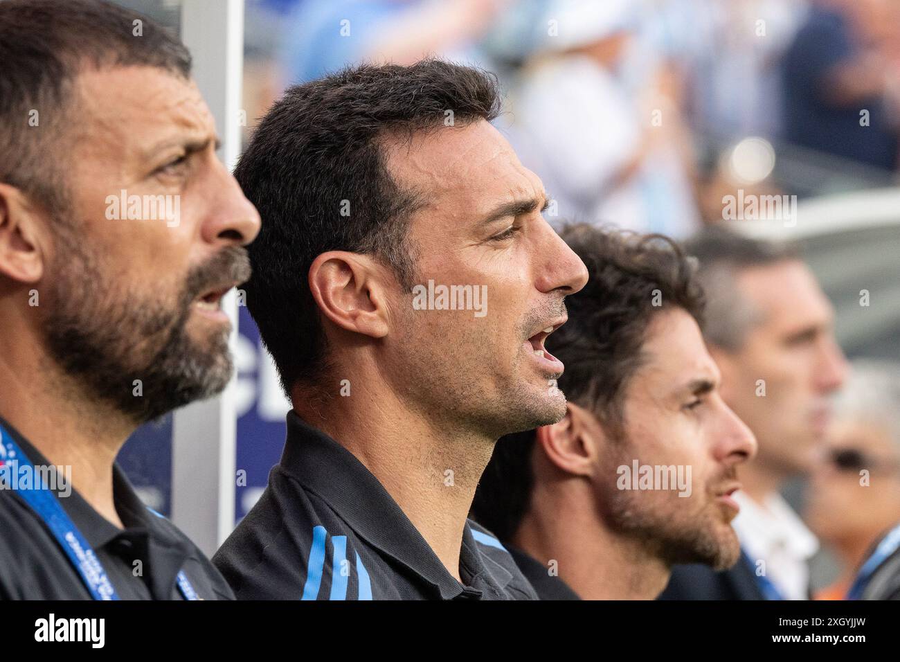 East Rutherford, United States. 09th July, 2024. Lionel Scaloni ...