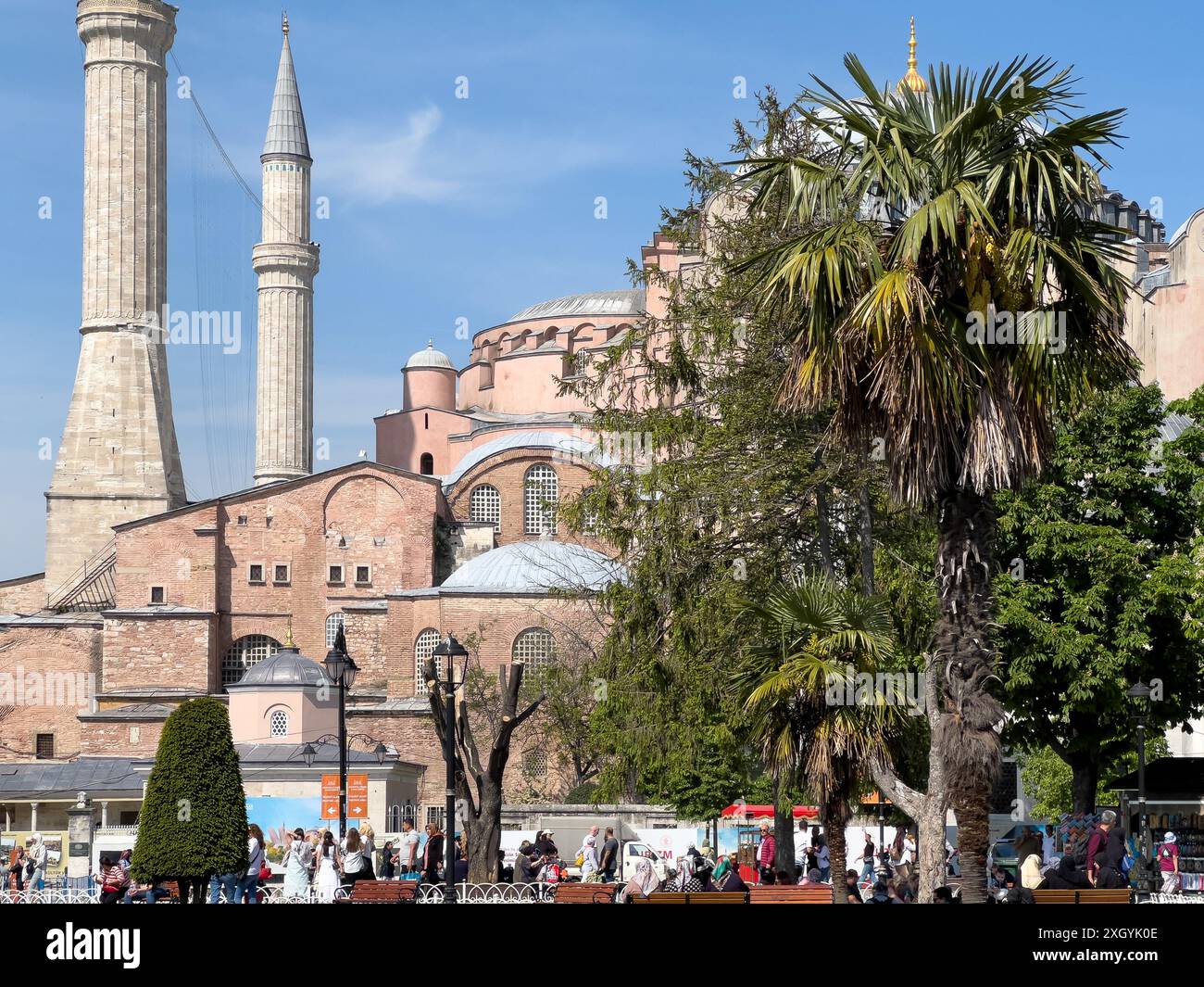 Istanbul, Turkey - May 8, 2024: The Hagia Sophia stands majestic ...