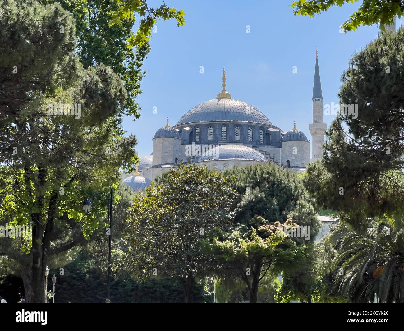 Istanbul, Turkey - May 8, 2024: The Blue Mosque’s serene presence ...